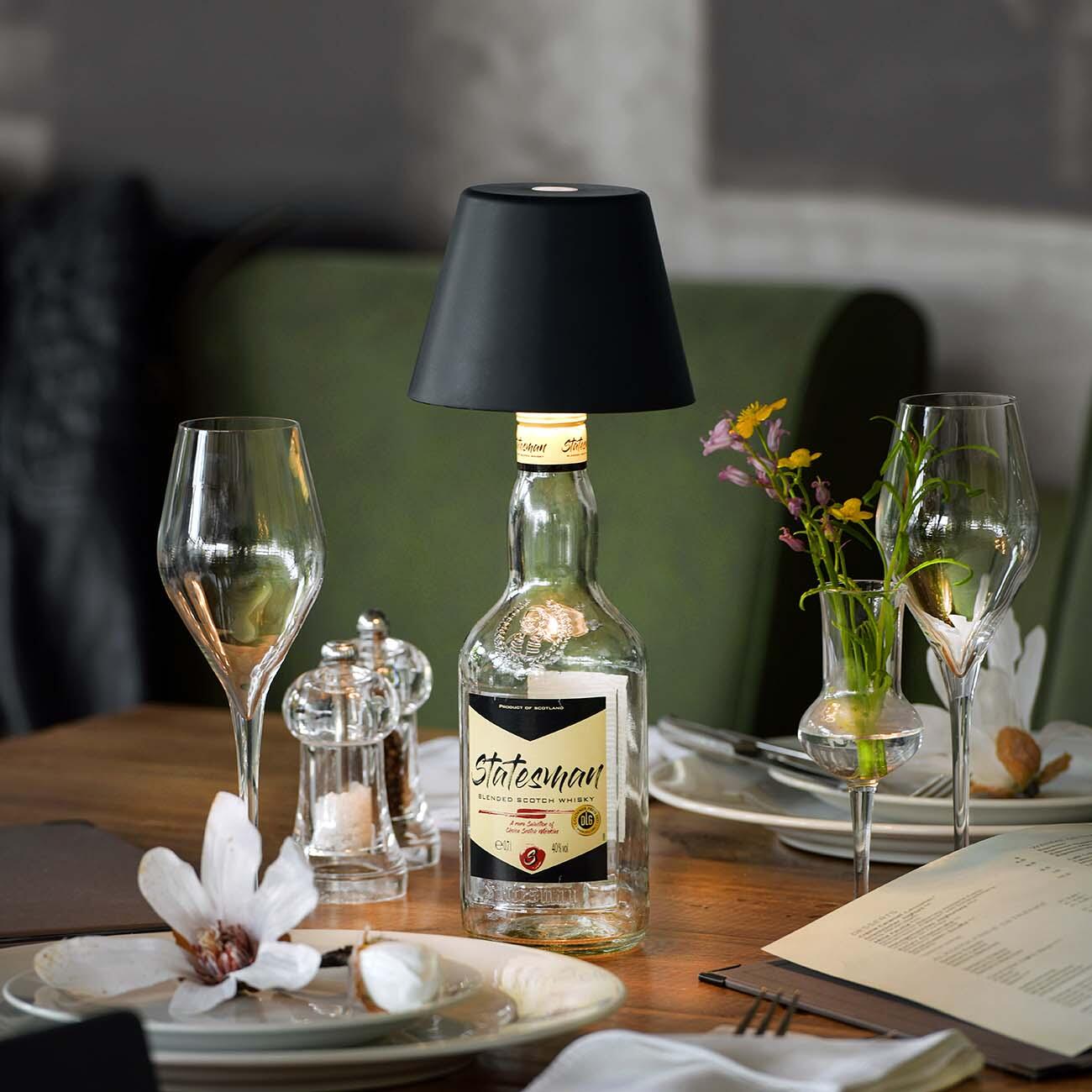 LED Akku-Flaschenlicht | 3 Jahre Garantie | Pro-Idee