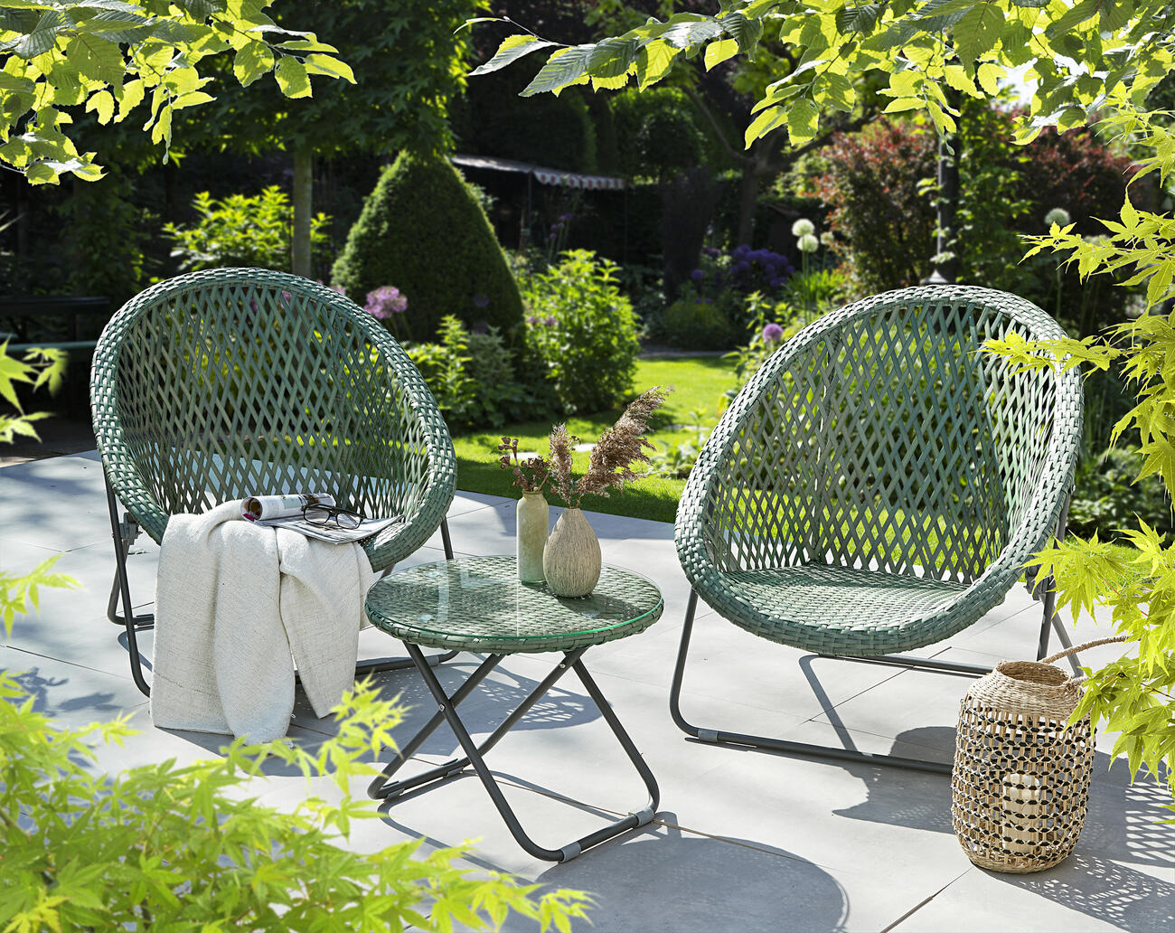 Tobs Faux Rattan Loungeset, faltbar, 3teilig kaufen