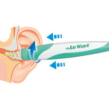 Ear Wizard Ohrenreiniger, Set mit 16 Aufsätzen und Box