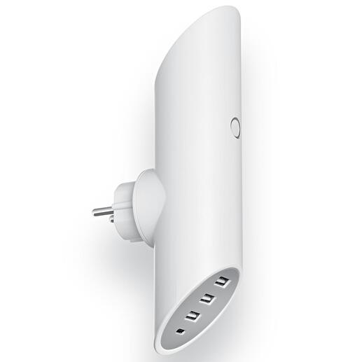 Steckdosen-Leuchte mit 4 USB-Ports online kaufen